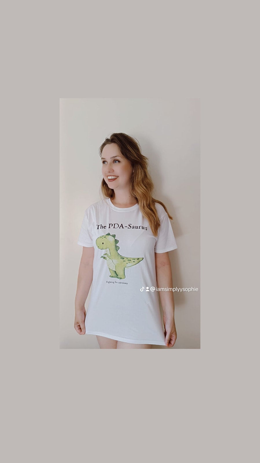 The PDA-Saurus by Sophie Cook The official T-shirt | Dolly's Daydreams